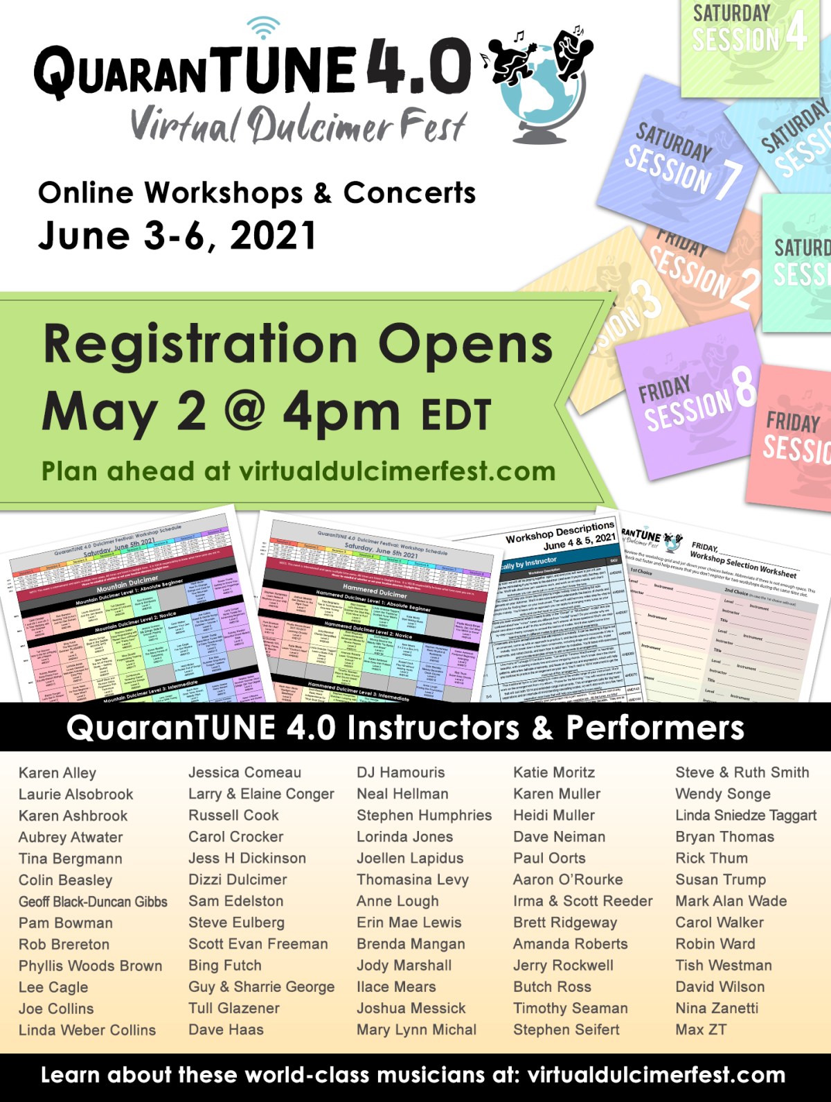 QuaranTUNE Virtual Dulcimer Fest Archives - The Relaxing Sounds of the ...